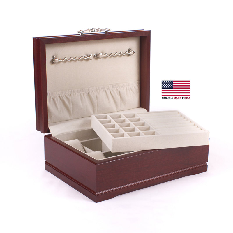 American Chest Sophistication Jewelry Box & Reviews | Wayfair
