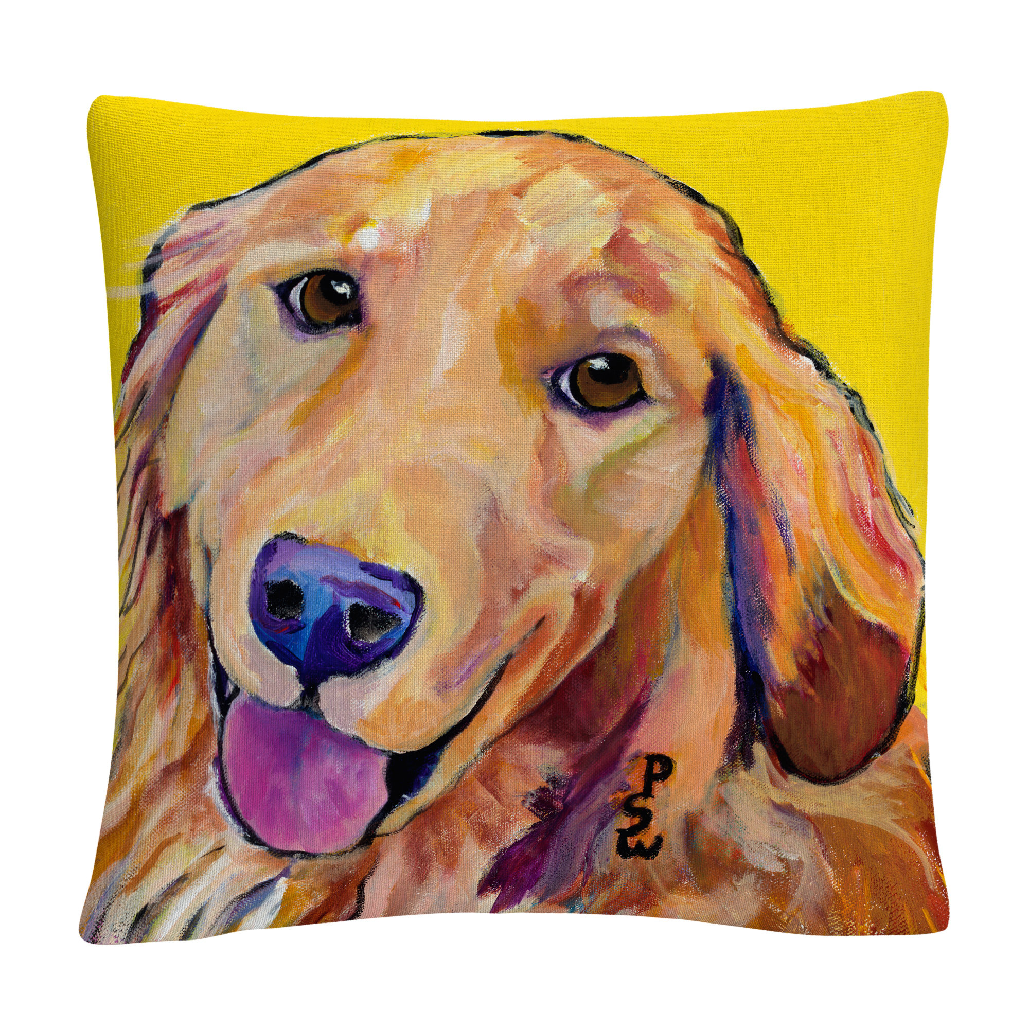 Trademark Fine Art Pat Saunders-White Molly Throw Pillow | Wayfair