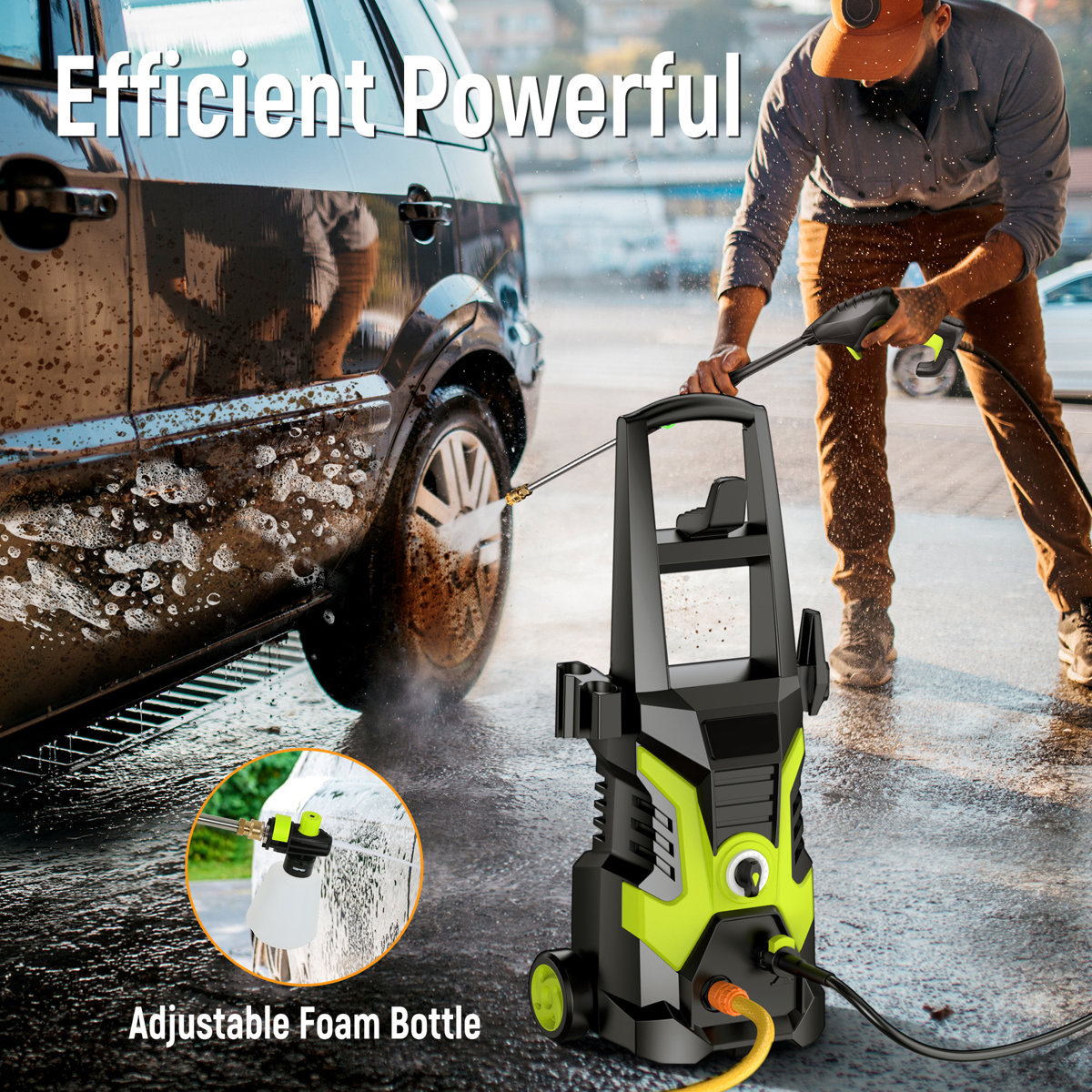 ANGGREK Plug-in Electric Pressure Washer, Maintenance Machine Power ...