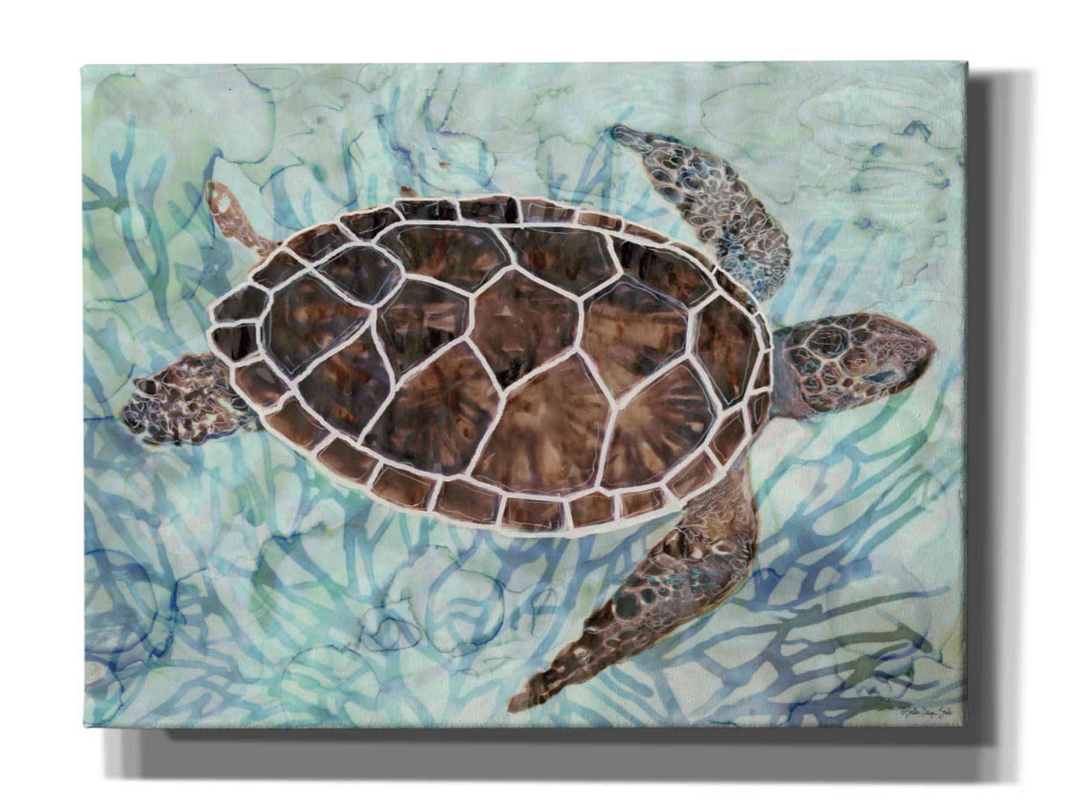 Bay Isle Home™ Sea Turtle Collage 1 by Stellar Design Studio - Wrapped ...