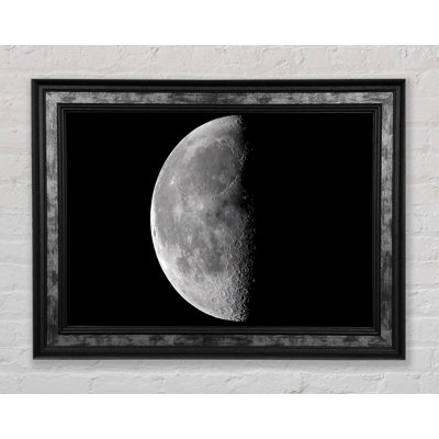 Bright Star Half Moon - Single Picture Frame Art Prints | Wayfair.co.uk