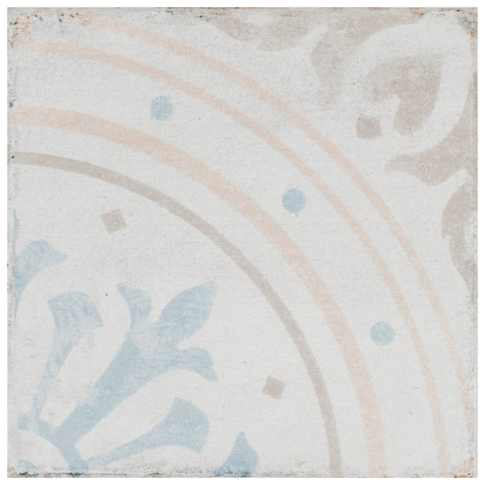 Merola Tile Barcelona 6" x 6" Porcelain Patterned Wall & Floor Tile ...