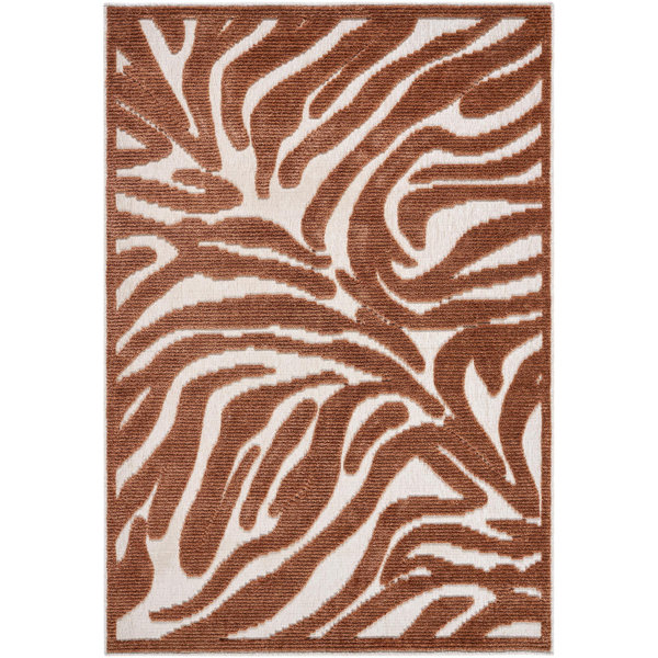 Ebern Designs Elli Performance Washable Abstract Rug & Reviews | Wayfair