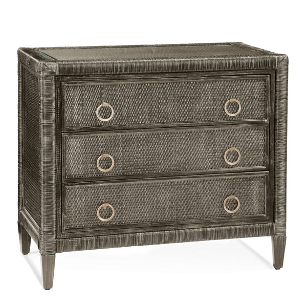 Birch Lane™ Warwick 3-Drawer Wicker Chest | Wayfair
