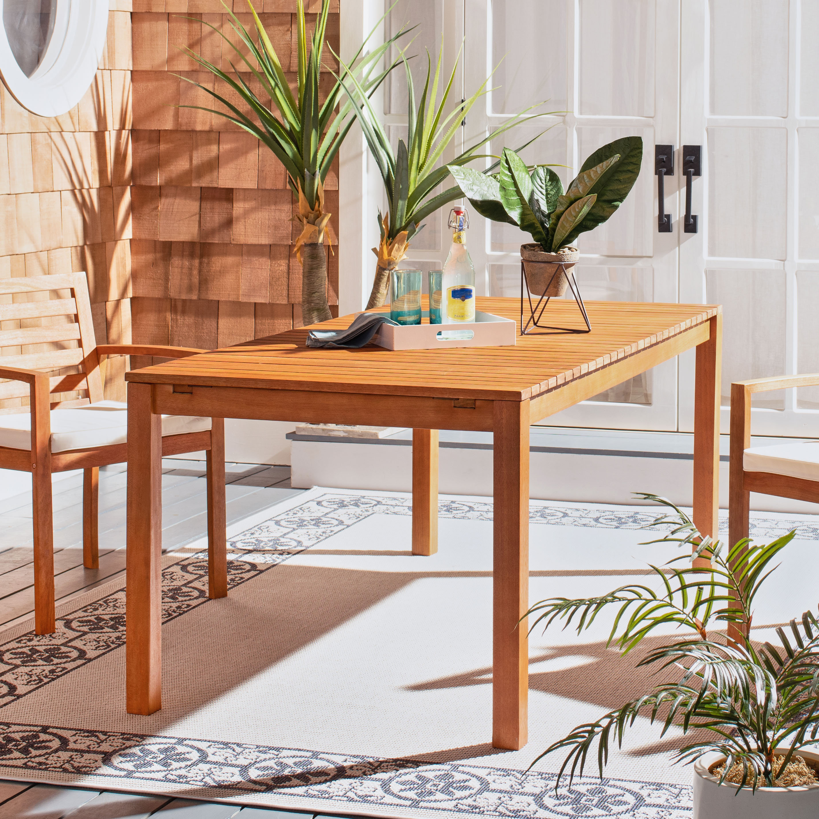 Highland Dunes Upper Stanton Wooden Dining Table | Wayfair