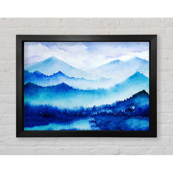 Bright Star Ice Blue Winter - Single Picture Frame Print | Wayfair.co.uk