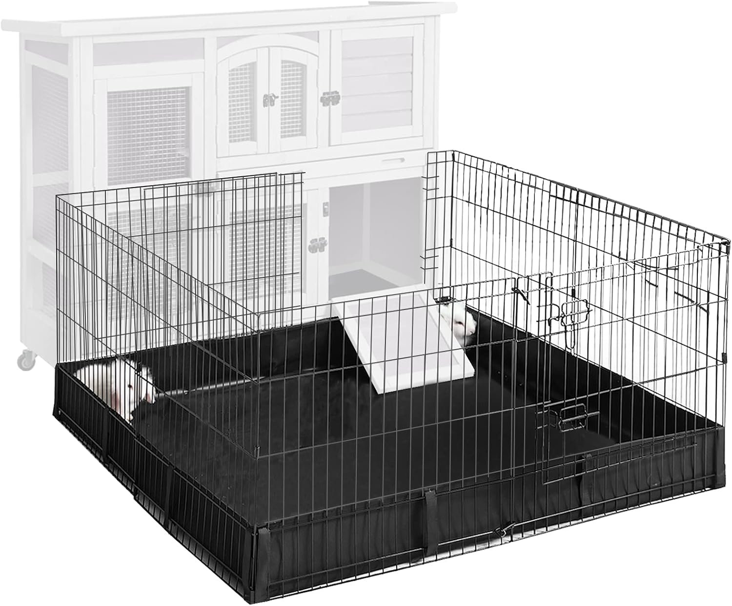 Tucker Murphy Pet™ Rabbit Playpen Pet Pen Small Animal Cage With ...