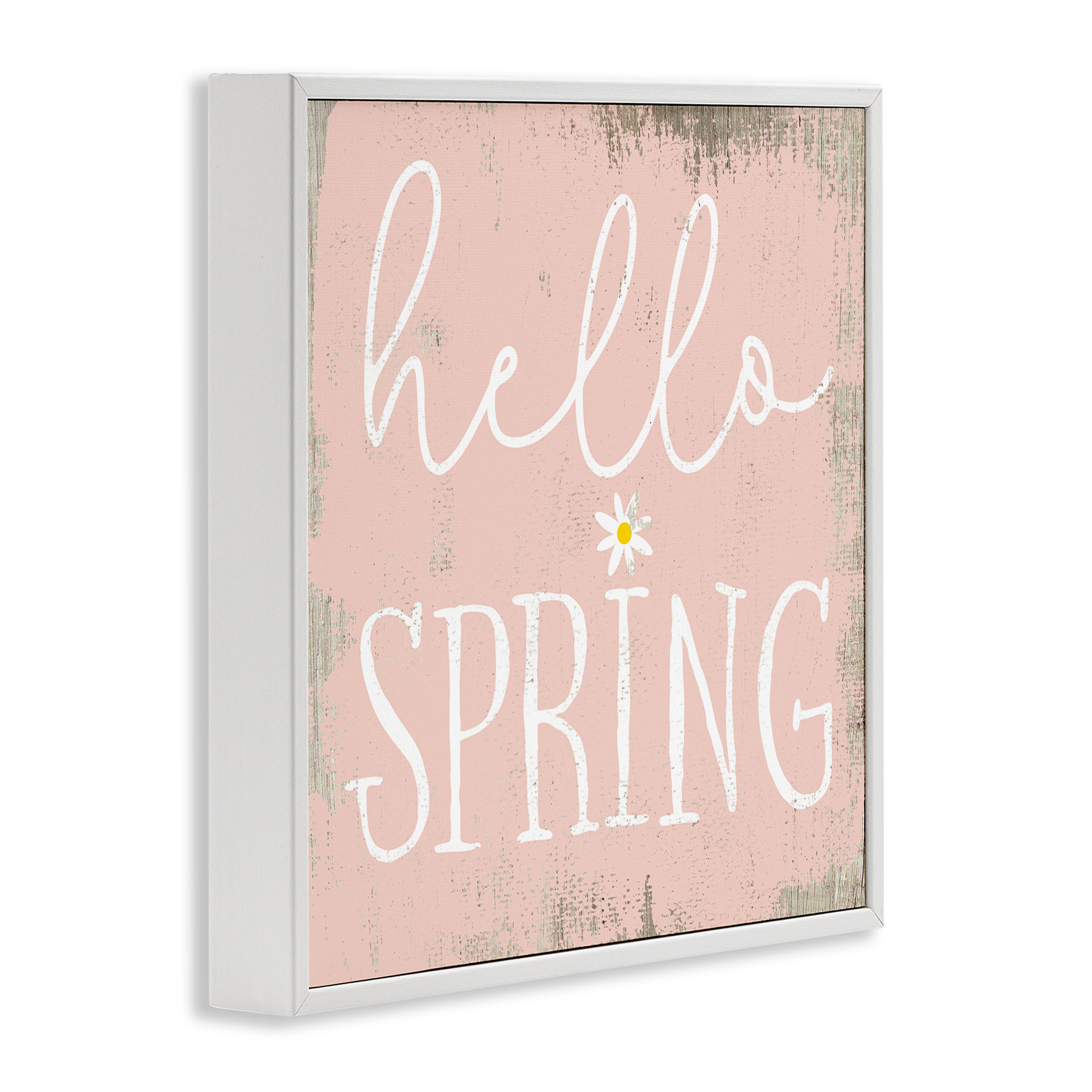 Ophelia & Co. Rustic Hello Spring Framed Giclee Art by Daphne Polselli ...