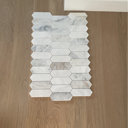 Bloom Stone 2" x 6" Marble Honeycomb Mosaic Wall & Floor Tile & Reviews ...