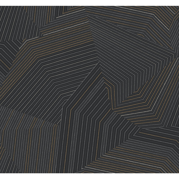 York Wallcoverings Geometric Roll | Wayfair