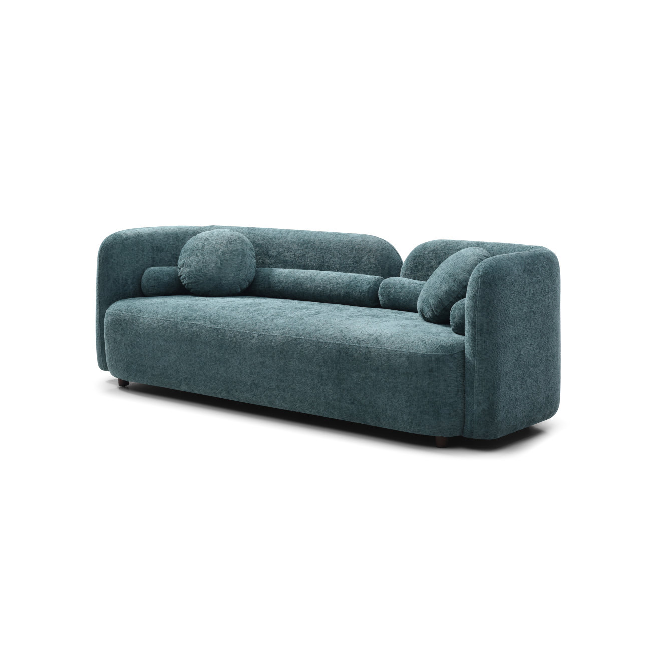 Orren Ellis Luxury Modern Couch, Chenille Fabric Upholstered Comfy ...