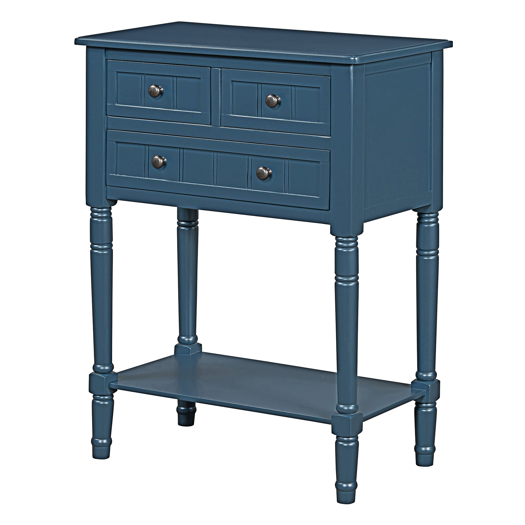 Alcott Hill Table console étroite avec tiroirs de rangement et tablette ...