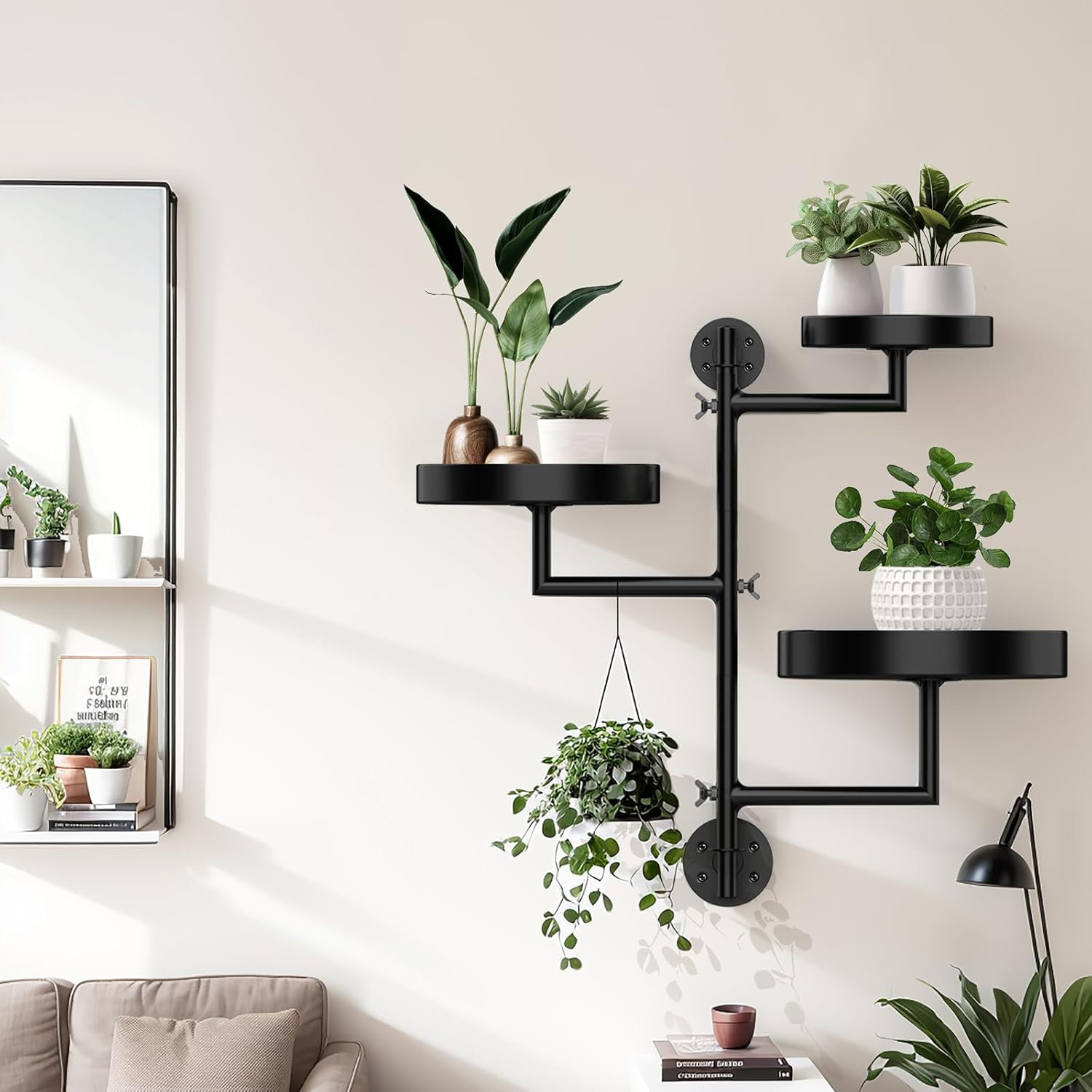 Ebern Designs 3-tier Window Rotating Plant Stand | Wayfair