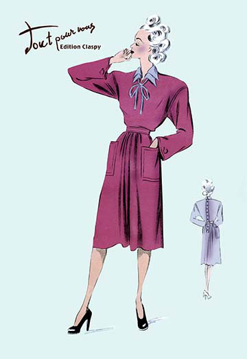 Buyenlarge Magenta Dress Painting Print | Wayfair