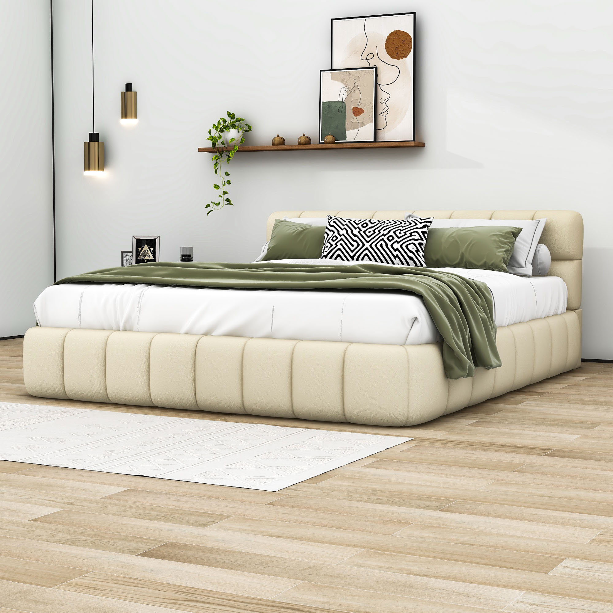Latitude Run® Mekael Queen Platform Bed | Wayfair