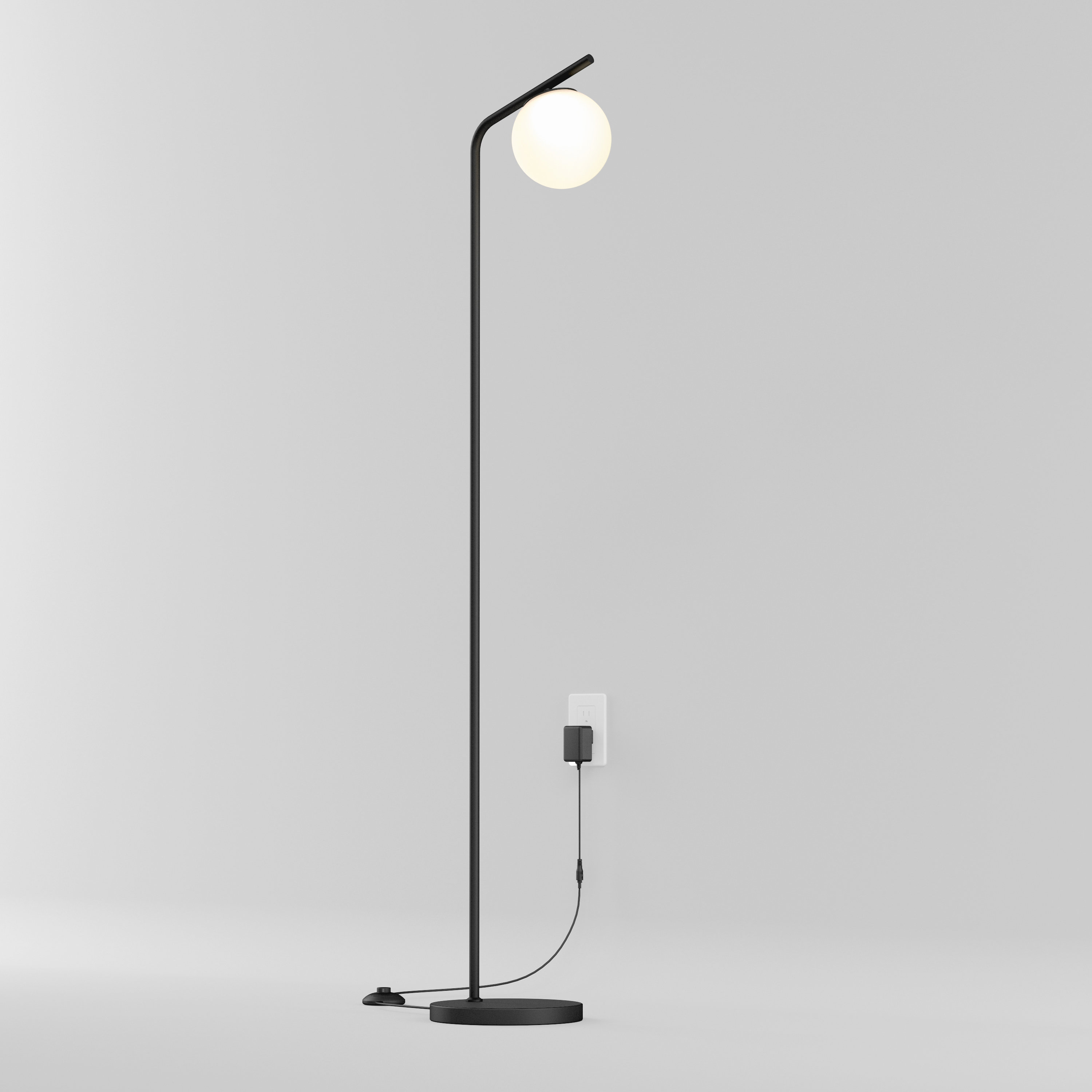 Wrought Studio Lampe sur pied DEL 56,69 po Kaylei - Wayfair Canada