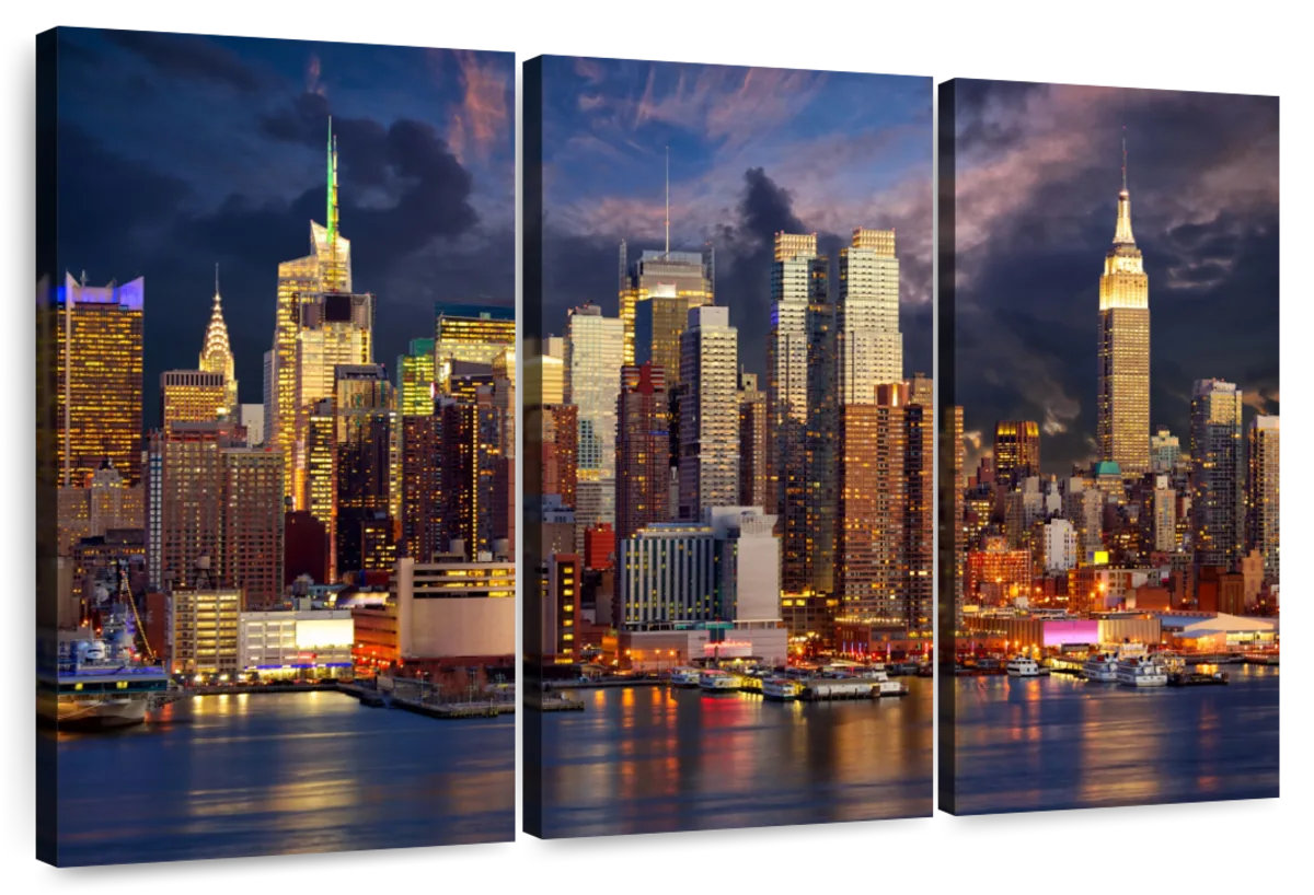 Ebern Designs Sebbie Midtown Manhattan Skyline | Wayfair