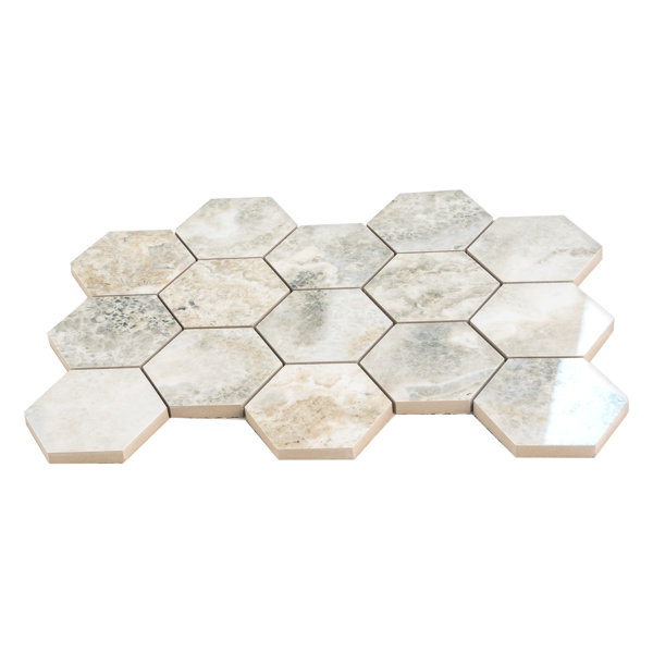 Apollo Tile Splendour 8.86'' W x 12.8'' L Porcelain Tile Mosaic Sheet ...