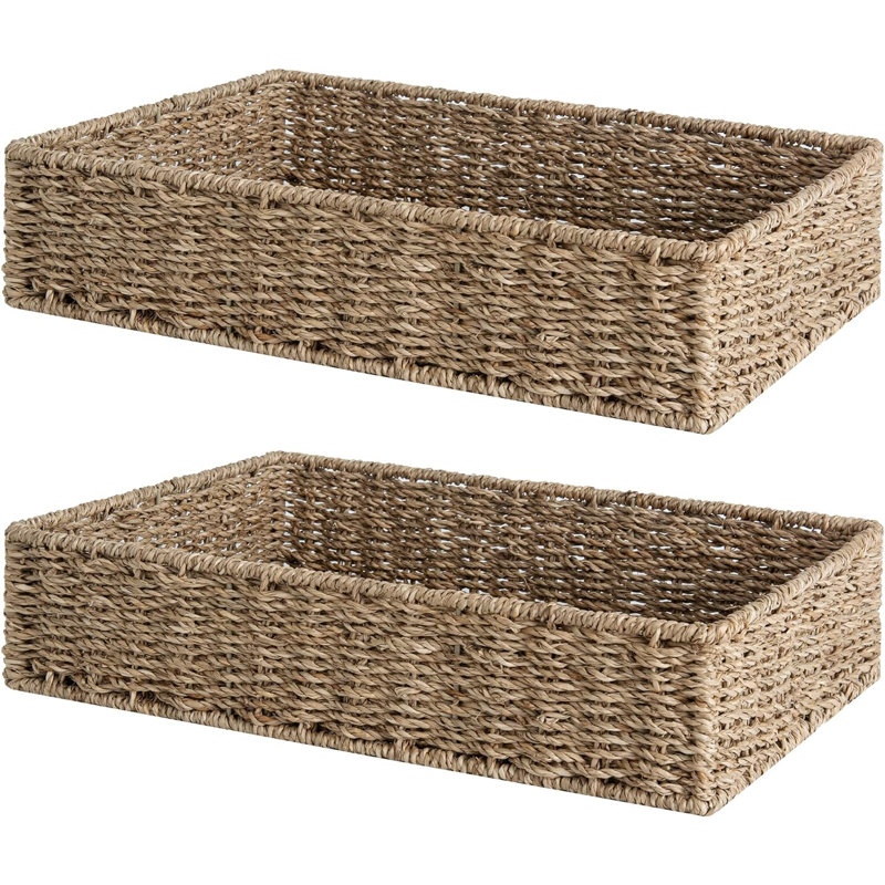 Bayou Breeze Seagrass Bin | Wayfair