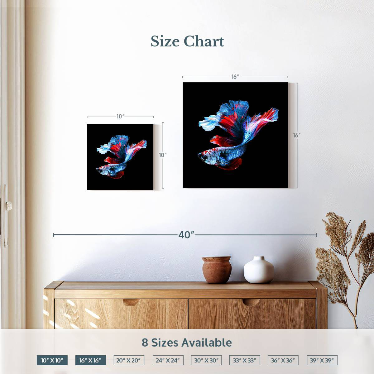 Ebern Designs Brampt Elegant Betta Fish | Wayfair