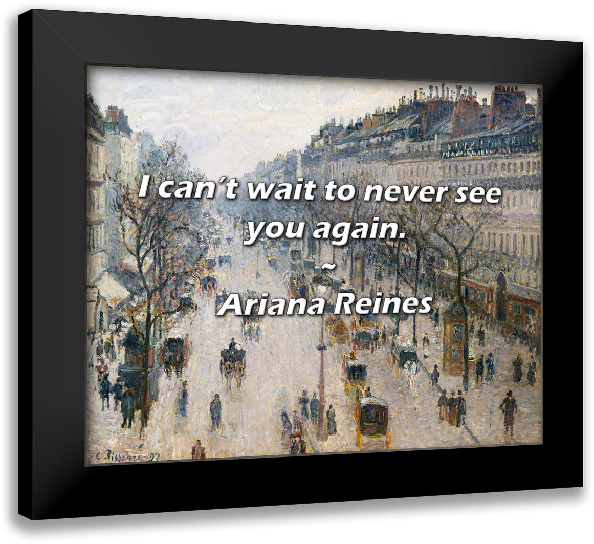 Latitude Run® Ariana Reines Quote: I can’t wait to never see you again ...