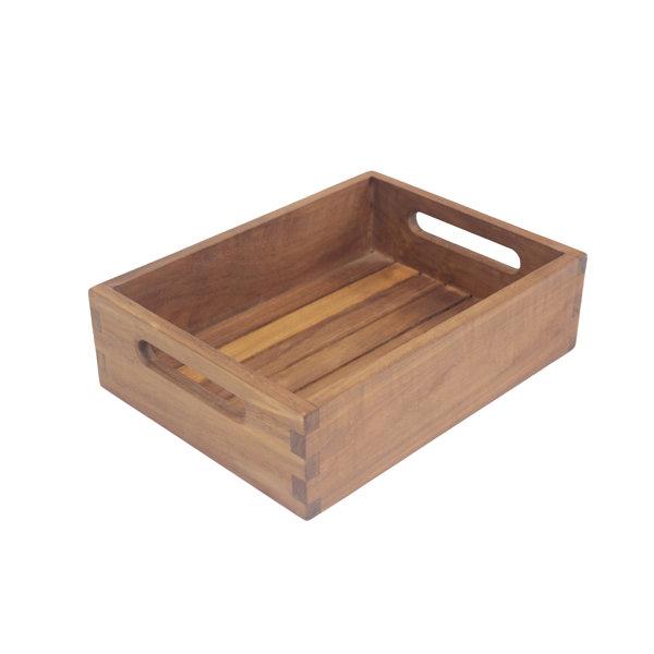 Aqua Teak Teak Shelf Bathroom Accessory Tray & Reviews | Wayfair