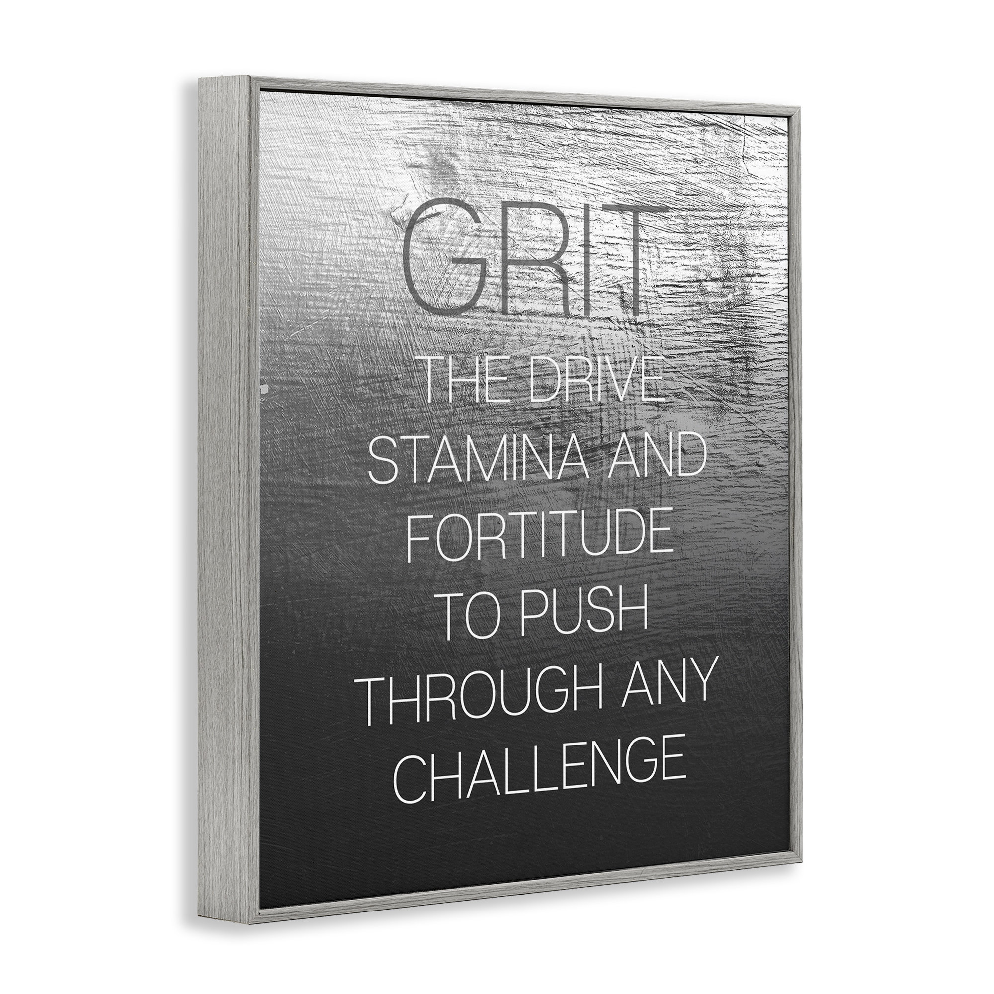 Winston Porter Grit Motivational Definition Framed Giclee Art by Daphne Polselli | Wayfair