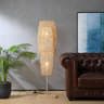 Vidalite Amud 55" 2 - Light Boho Weaved Bamboo Colum Floor Lamp with ...