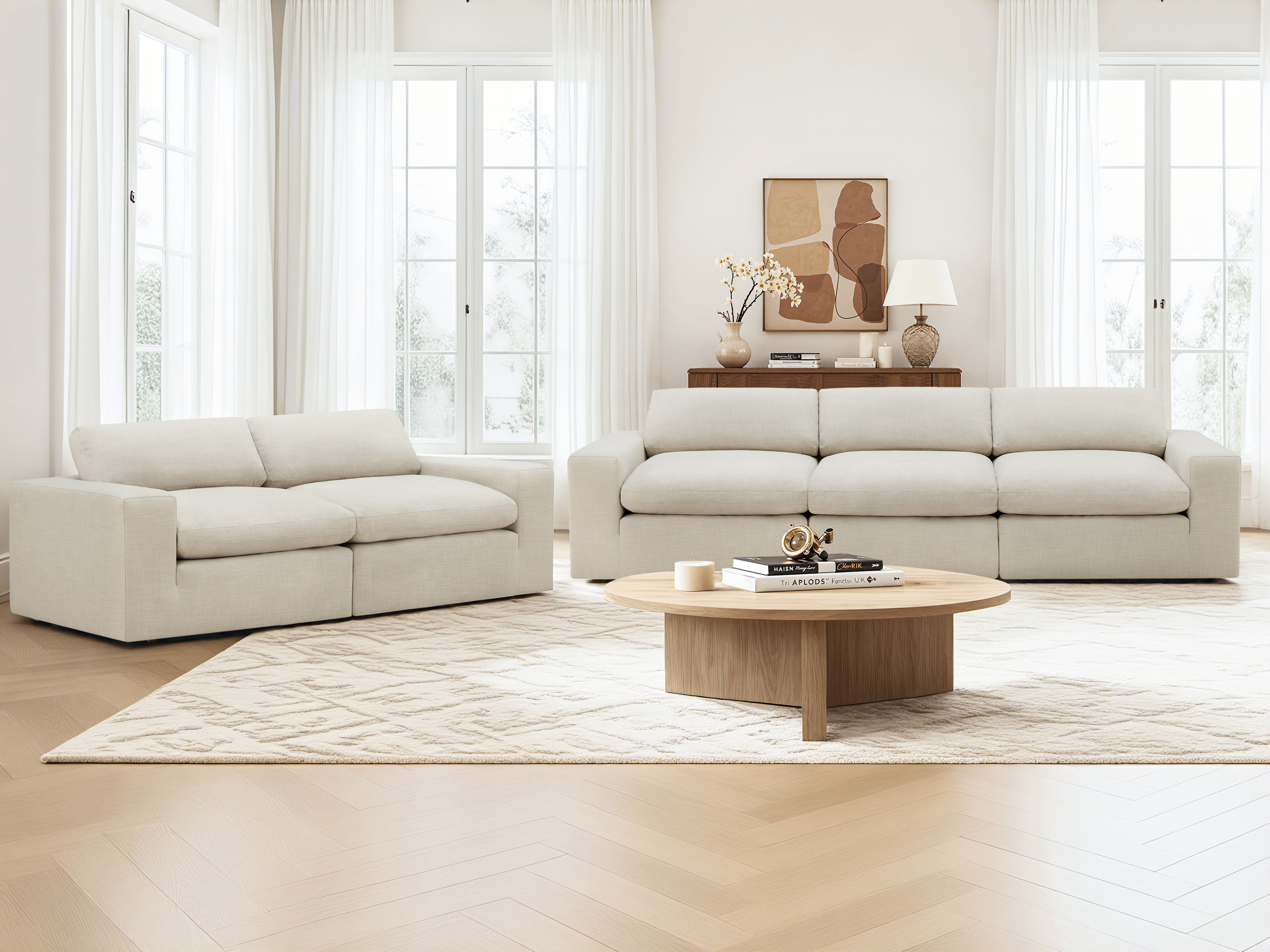 Ebern Designs Walraven 2 Piece Upholstered Living Room Set - Wayfair Canada