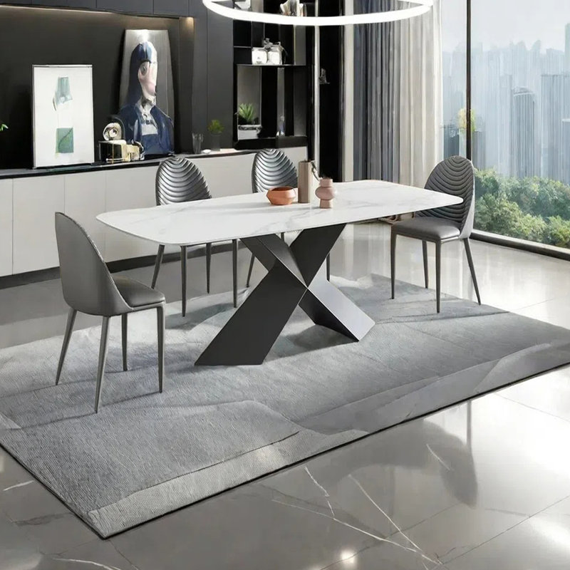 Orren Ellis Pascia Italian minimalist style dining table | Wayfair