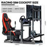 Anman Aluminum F1 Racing Simulator CockpitFit Logitech G29 Thrustmaster ...