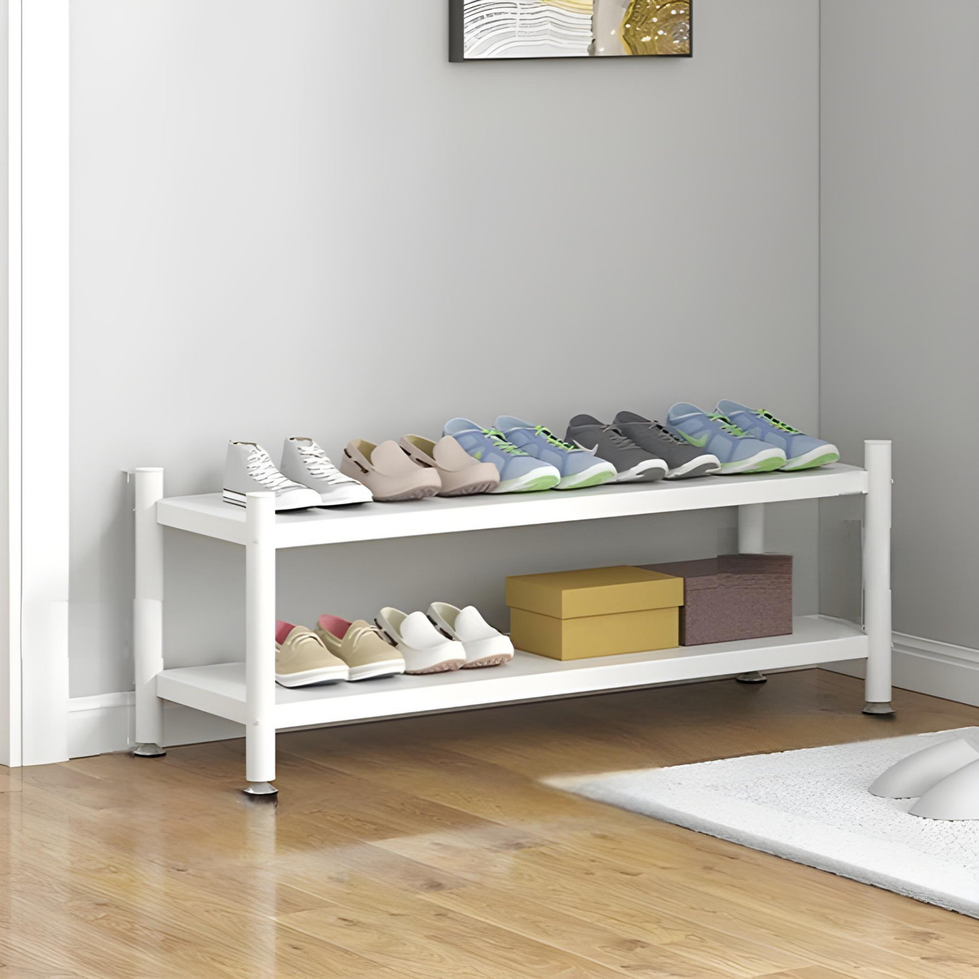 Latitude Run® Simple Shoe Rack Multi Layer Dustproof Storage Rack ...