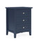Blue Elephant 3 Drawer Bedside Table & Reviews | Wayfair.co.uk