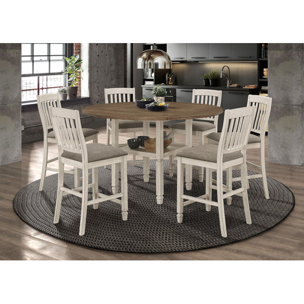 Red Barrel Studio® Fouche 7-Piece Counter Height Dining Set | Wayfair