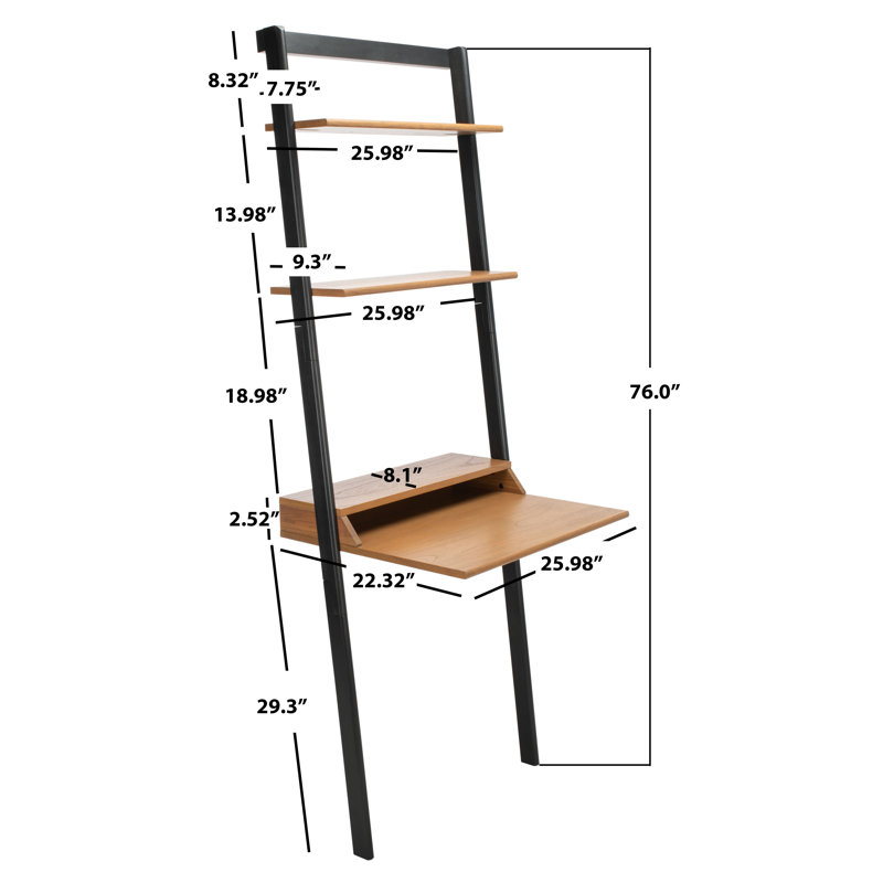 Mistana™ Addison Solid Wood Ladder Desk & Reviews | Wayfair