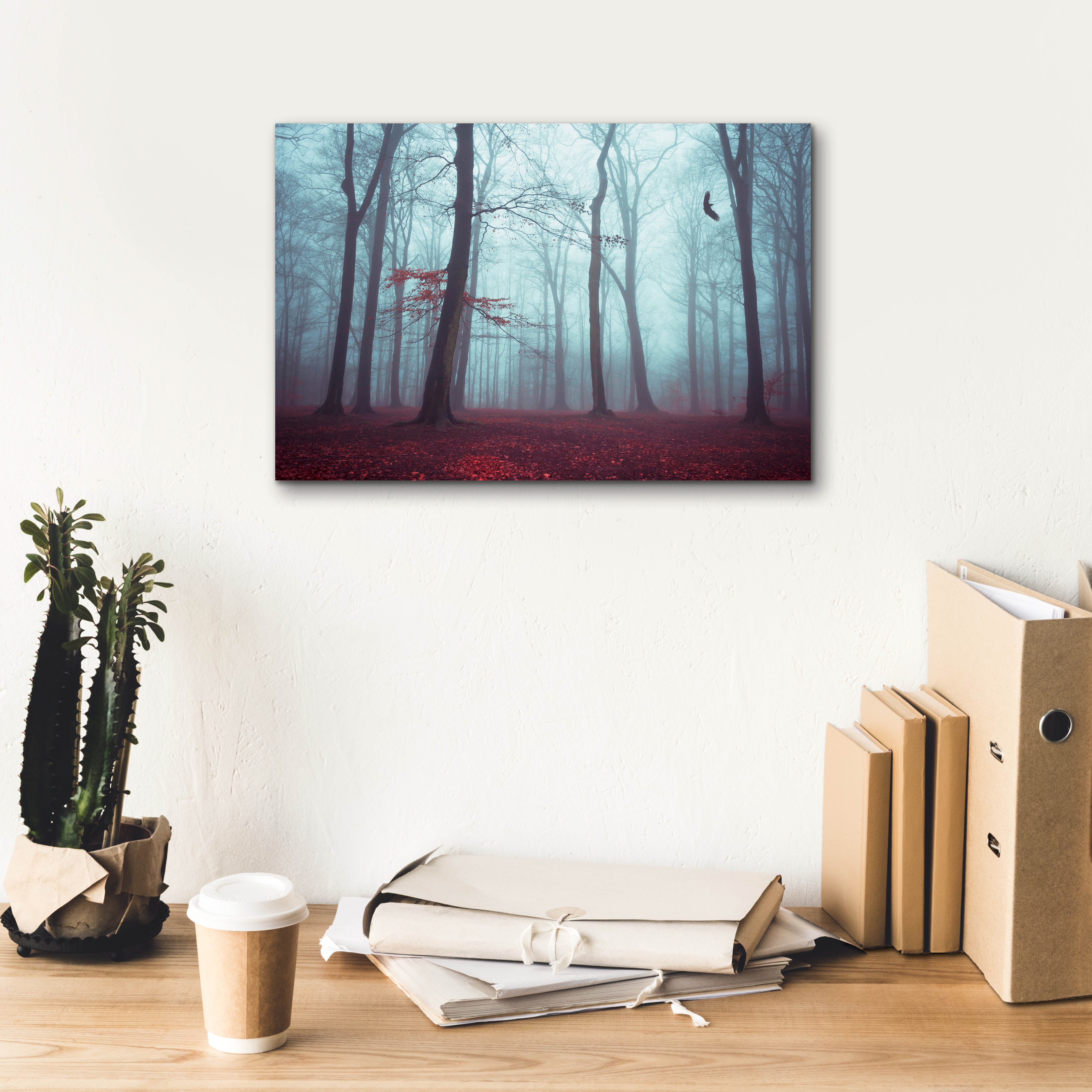 Ebern Designs 'Solstice In Fog' by Dirk Wustenhagen Canvas Wall Art ...