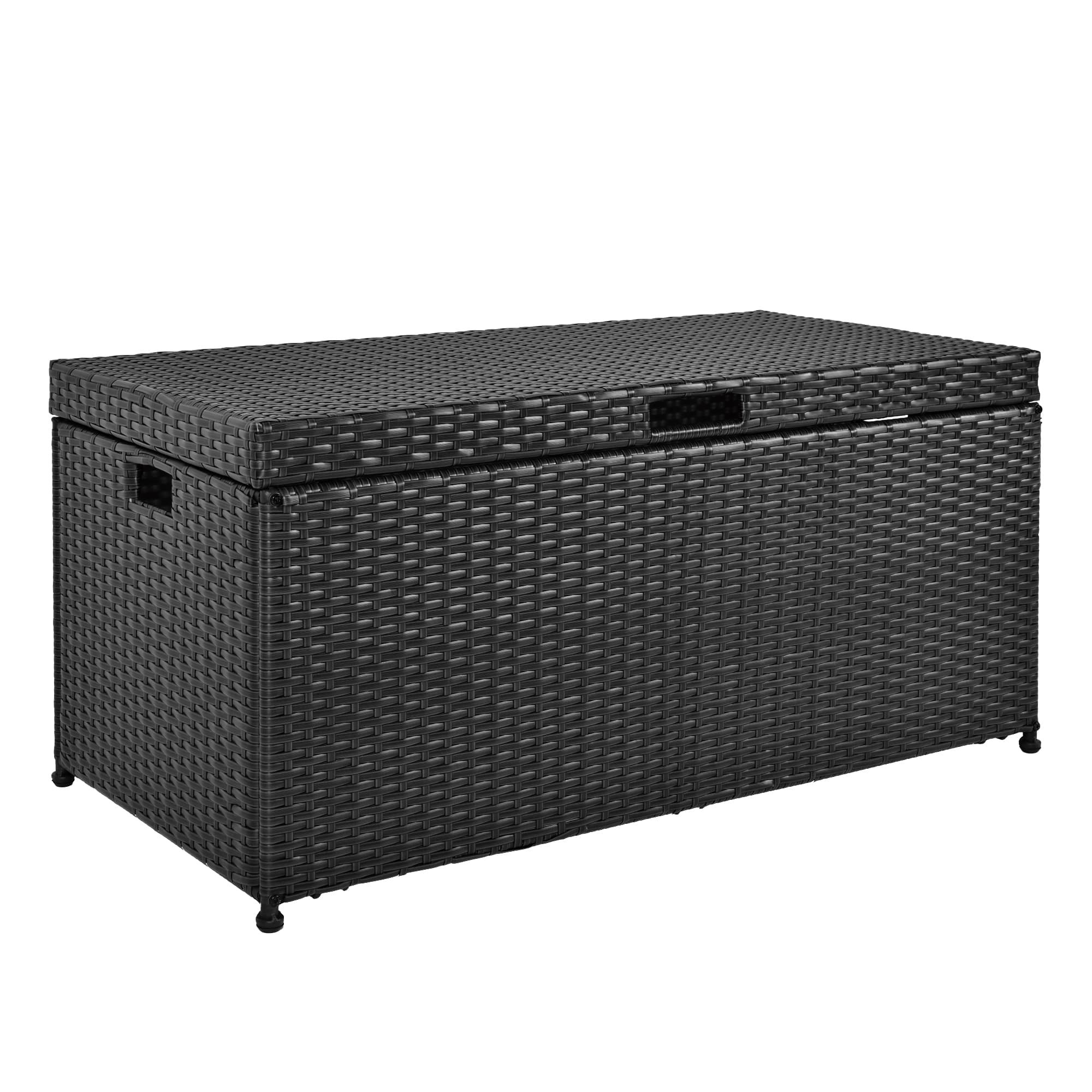 Jeco Inc. 70 Gallon Wicker Deck Box & Reviews | Wayfair Jeco Inc. 70 Gallon Wicker Deck Box & Reviews | Wayfair