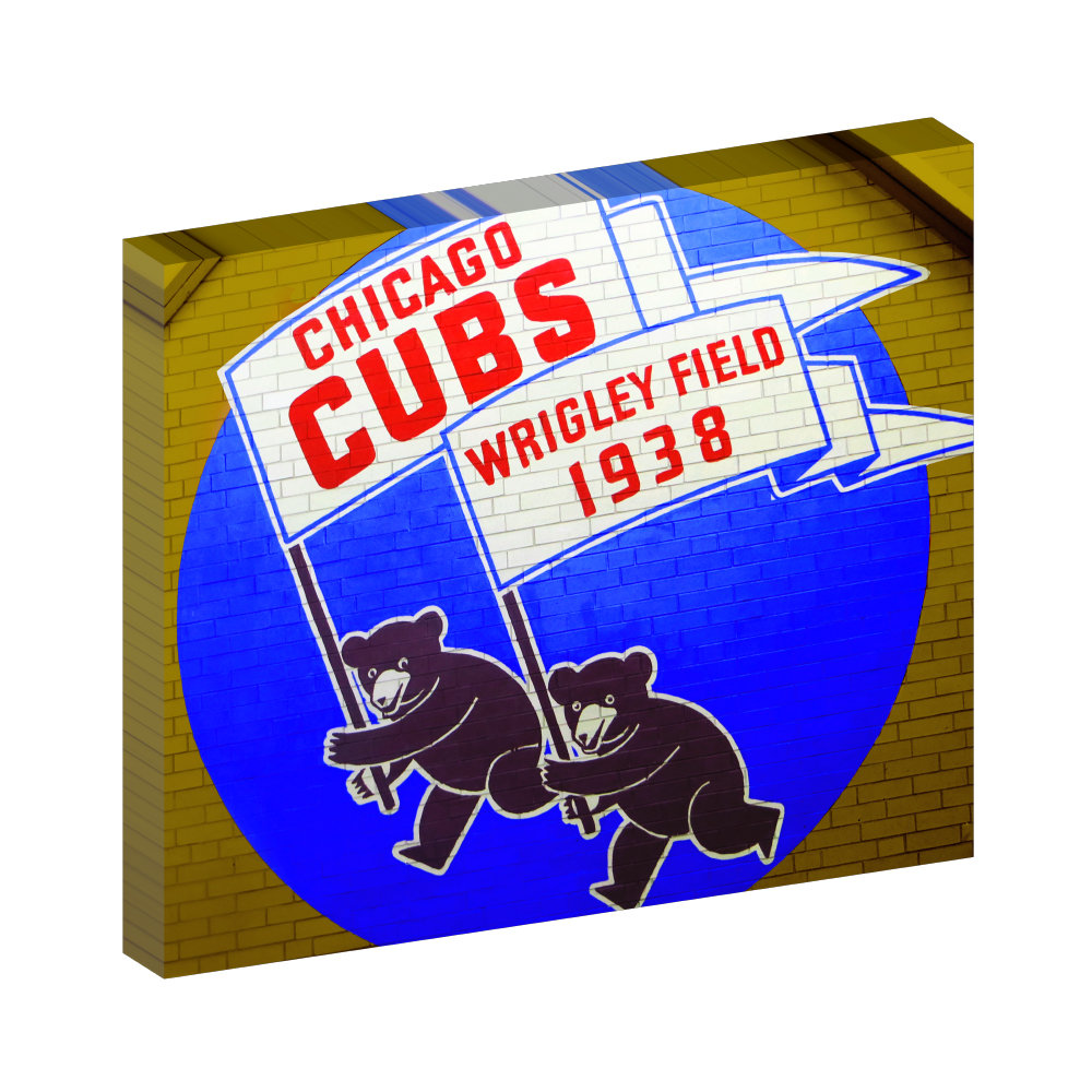 Trinx Chicago Cubs Wrigley Field Sign, Chicago Illinois - Canvas ...