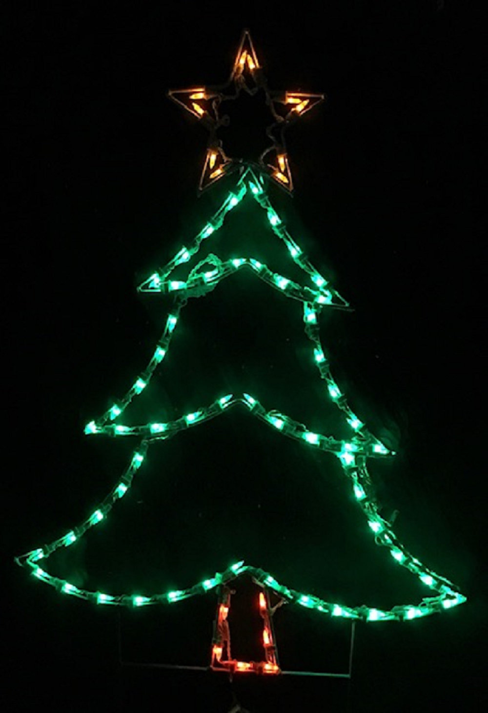 Lori's Lighted D'Lites Small Christmas Tree Holiday Lighted Display ...