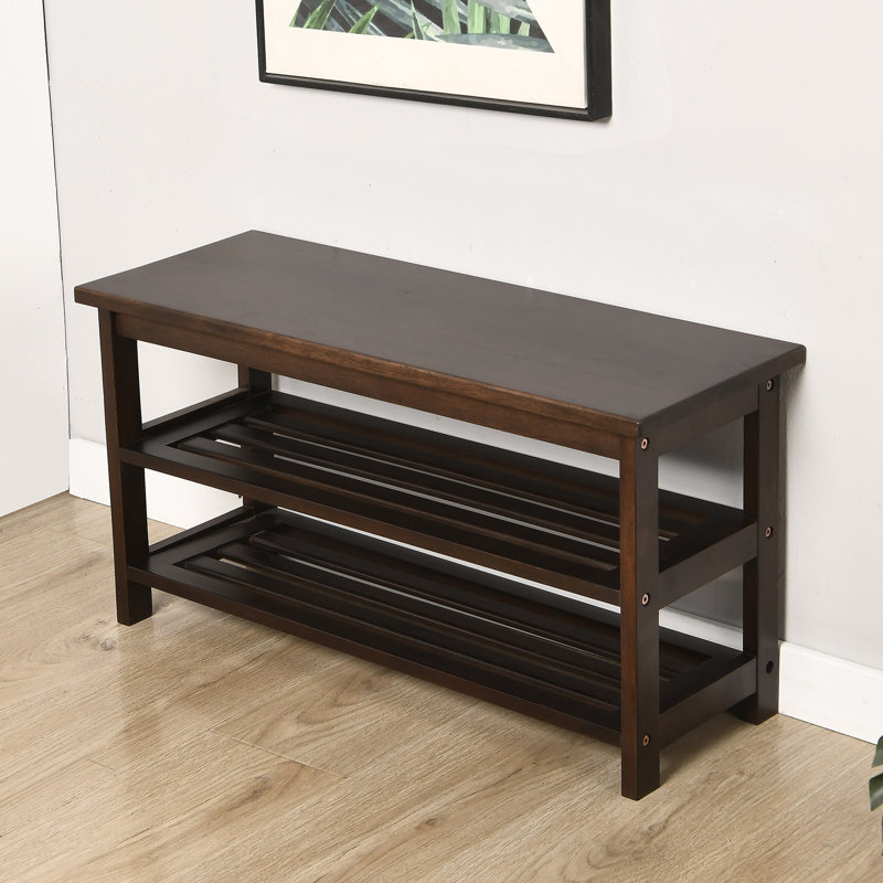 Hokku Designs 6 Pair Solid Wood Shoe Storage Bench | Wayfair