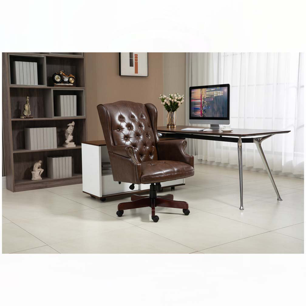 Bloomsbury Market PU Leather High Back Executive Office Chair - Wayfair ...