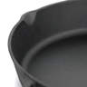 Oster Castaway 12 Inch Cast Iron Round Frying Pan With Dual Spouts ...