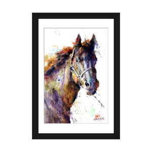 Wrought Studio " Horse III " by Dean Crouser & Reviews | Wayfair
