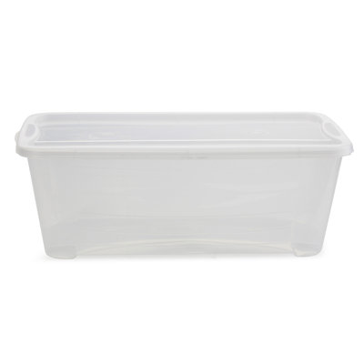 Life Story 5.7L Shoe and Closet Storage Box Stacking Containers, Clear ...