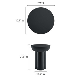 Modway Caspian Pedestal End Table | Wayfair