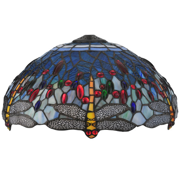 Meyda Lighting 16"W Tiffany Hanginghead Dragonfly Shade | Wayfair