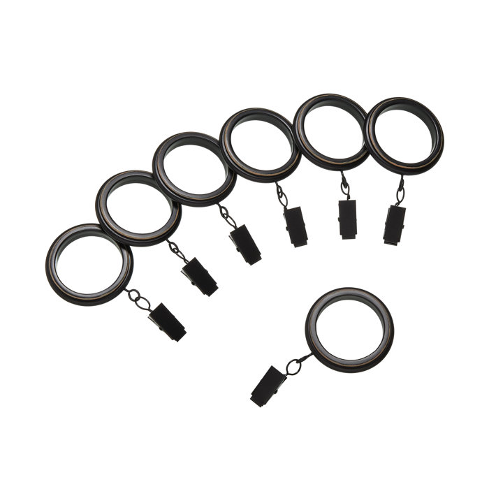 Mode Farmhouse Collection 1 1/8 in Diameter Curtain Rod Set with ...