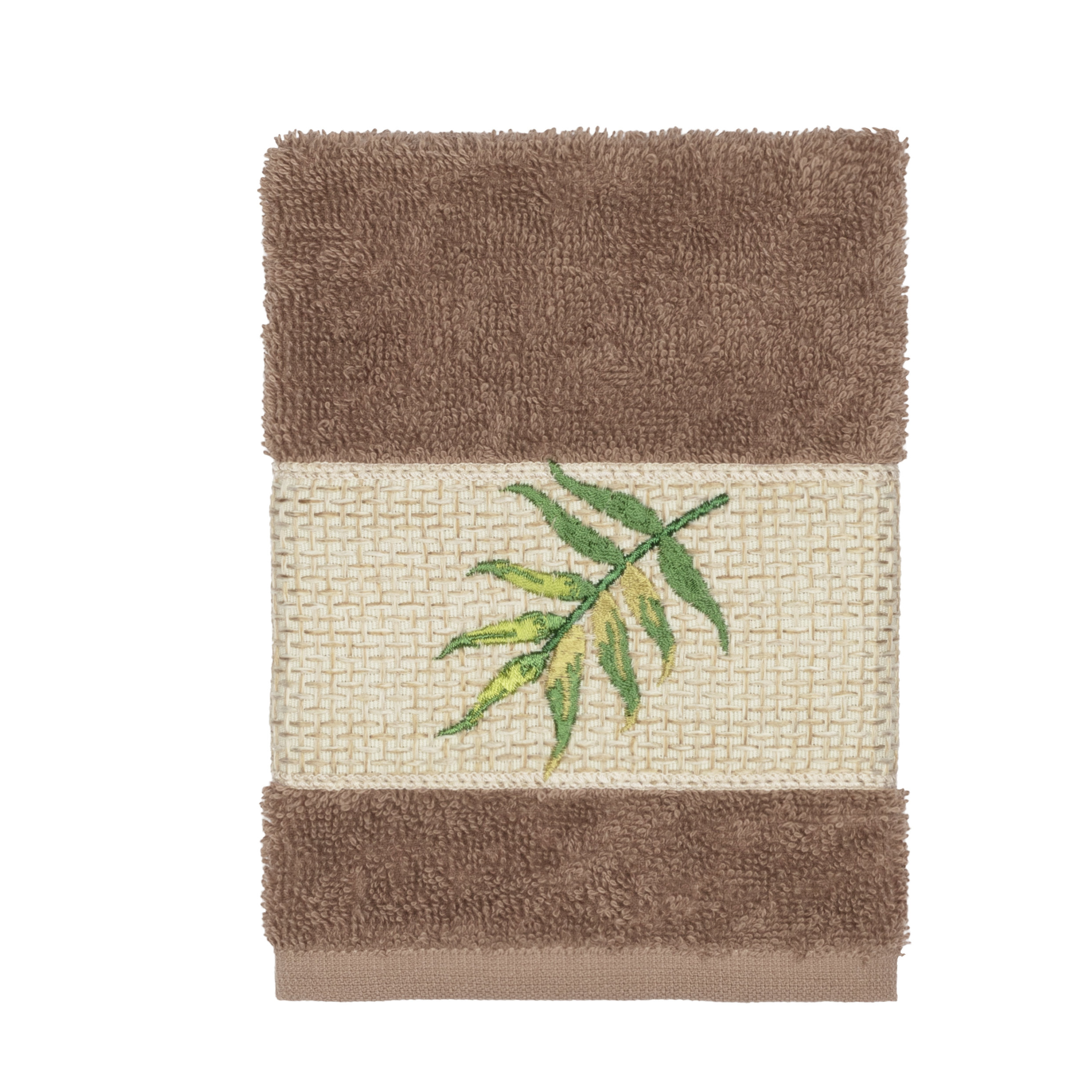 Linum Home Textiles Zoe Embellished Turkish Cotton Washcloth - Wayfair ...