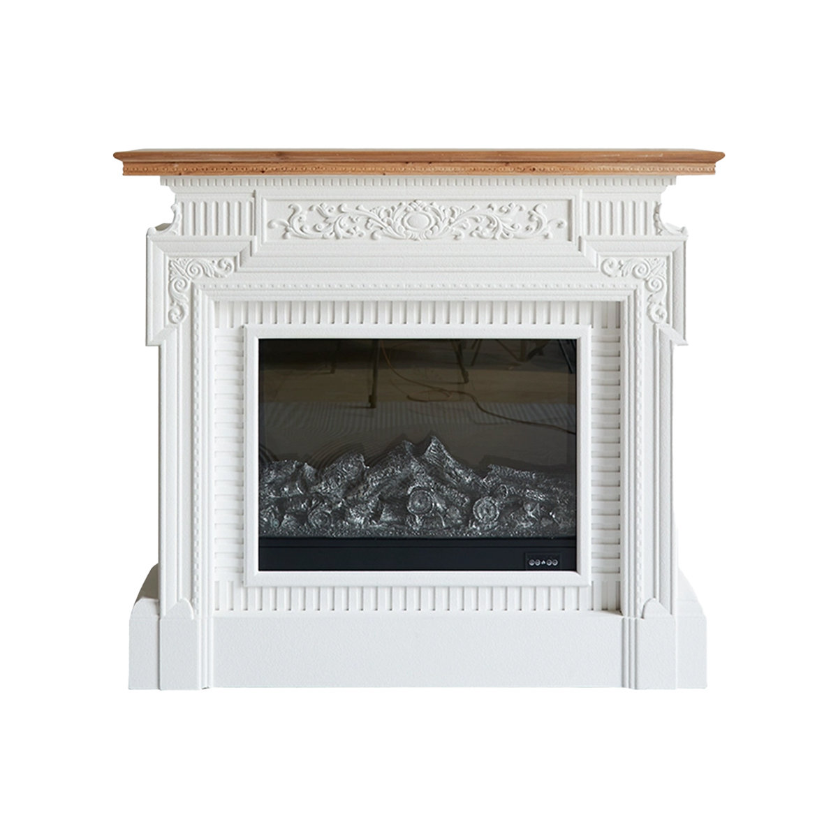 Bloomsbury Market White Solid + Manufactured Wood Freestanding ...