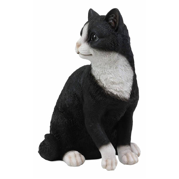 Trinx Stacy Cat Animals Plastic Garden Statue & Reviews | Wayfair